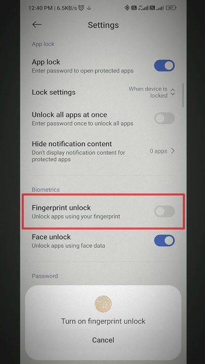How to Lock Apps in Android with Fingerprint or Face ID | App Lock मे Fingerprint काम नहीं कर ...