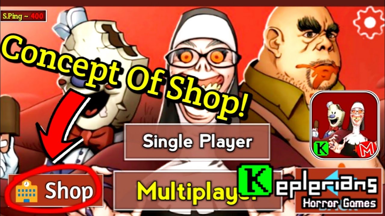 Concept Of Main Menu & Shop For Horror Multiplayer Game! | Multiplayer ...