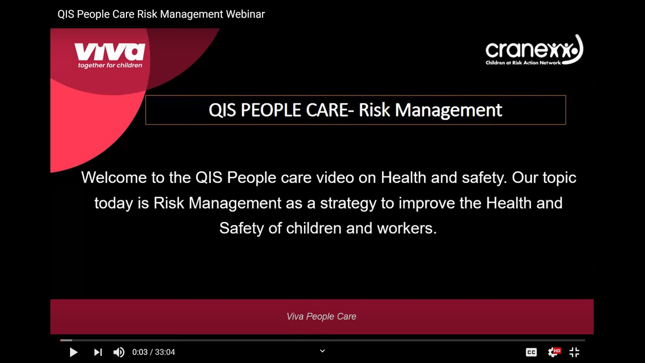 QIS People Care Risk Management Webinar - YouTube