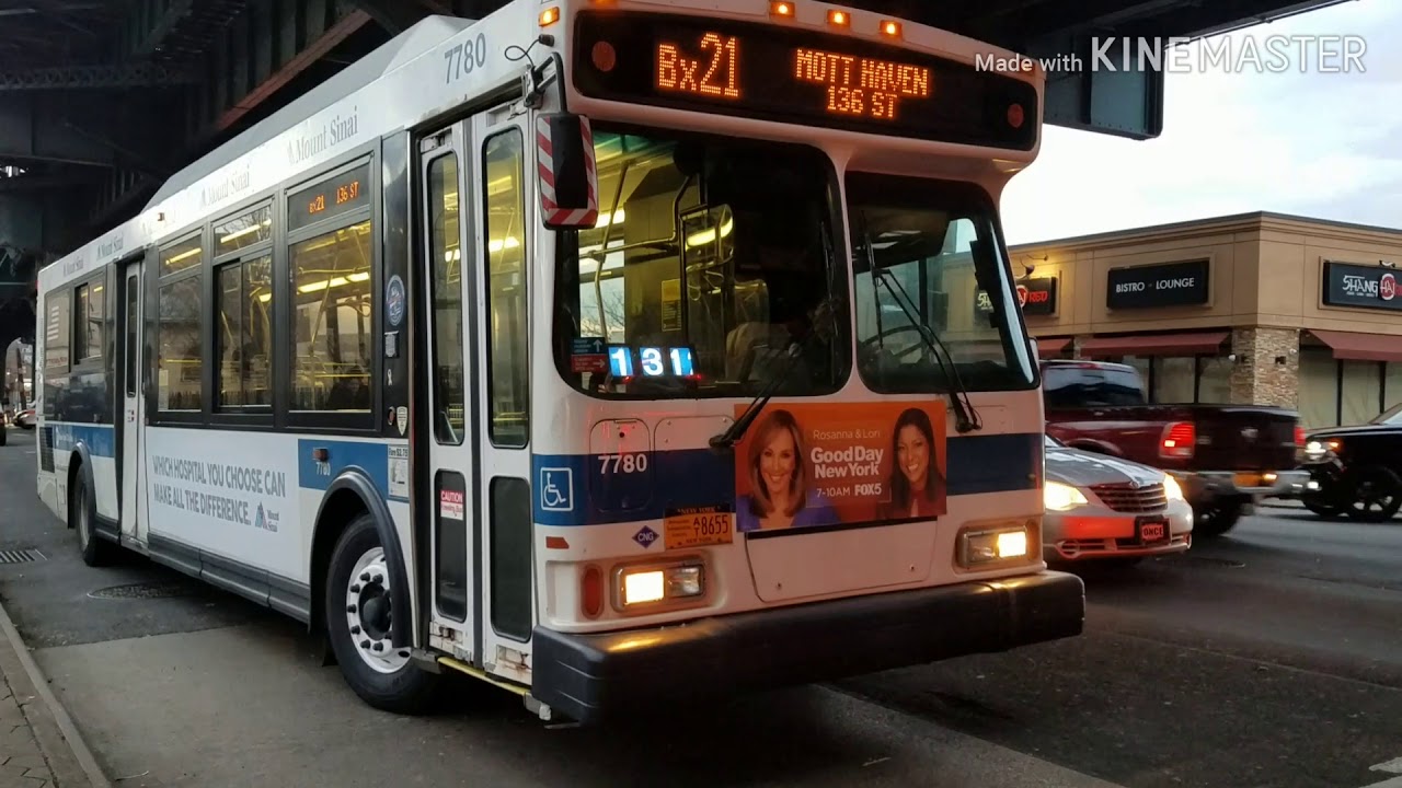 MTA NYCT Bus: Retired 2004 Orion VII CNG #7780 on the Bx21 @Westchester ...