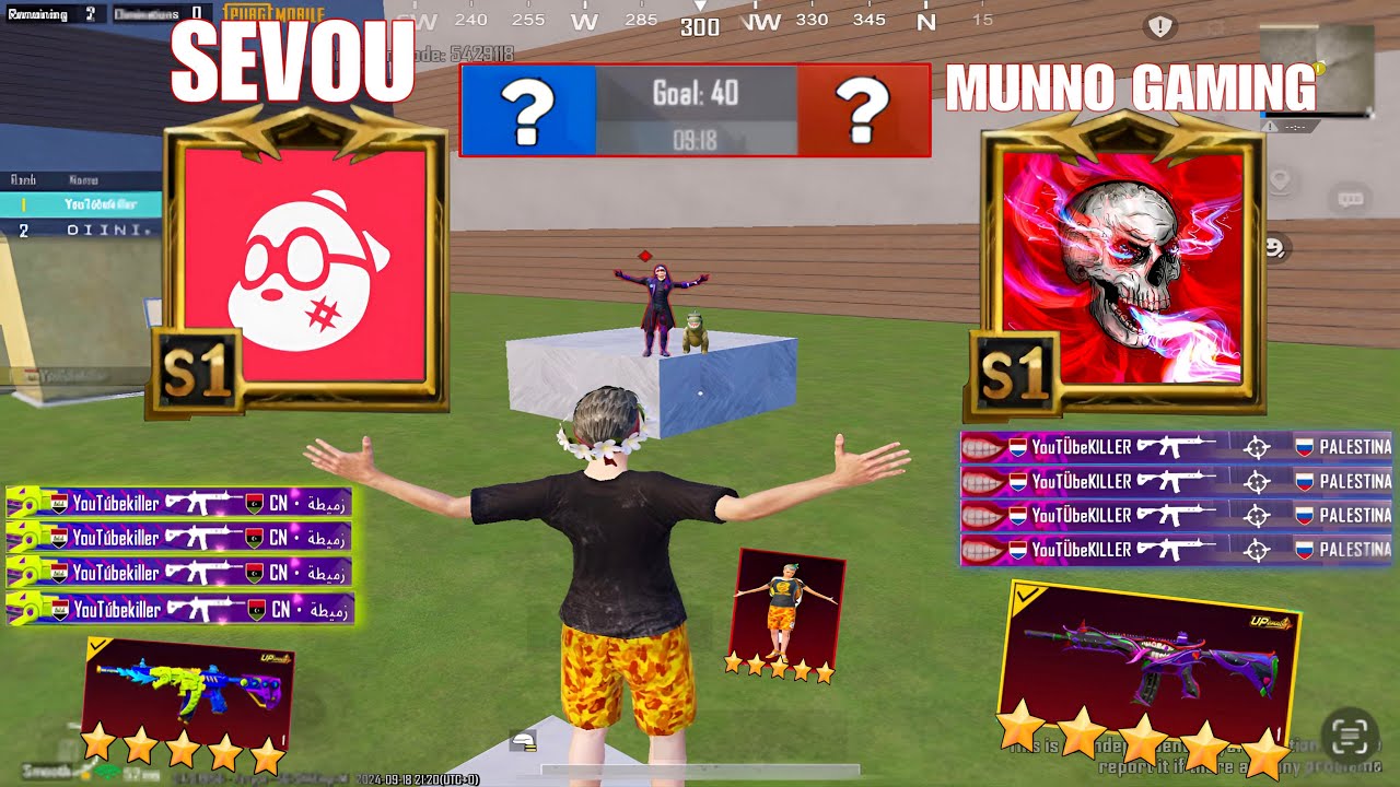 BEST FUNNY😂WOW GAMEPLAY WITH SEVOU AND MUNNO😱1VS1 GUN GAME DEATH MATCH🔥 ...
