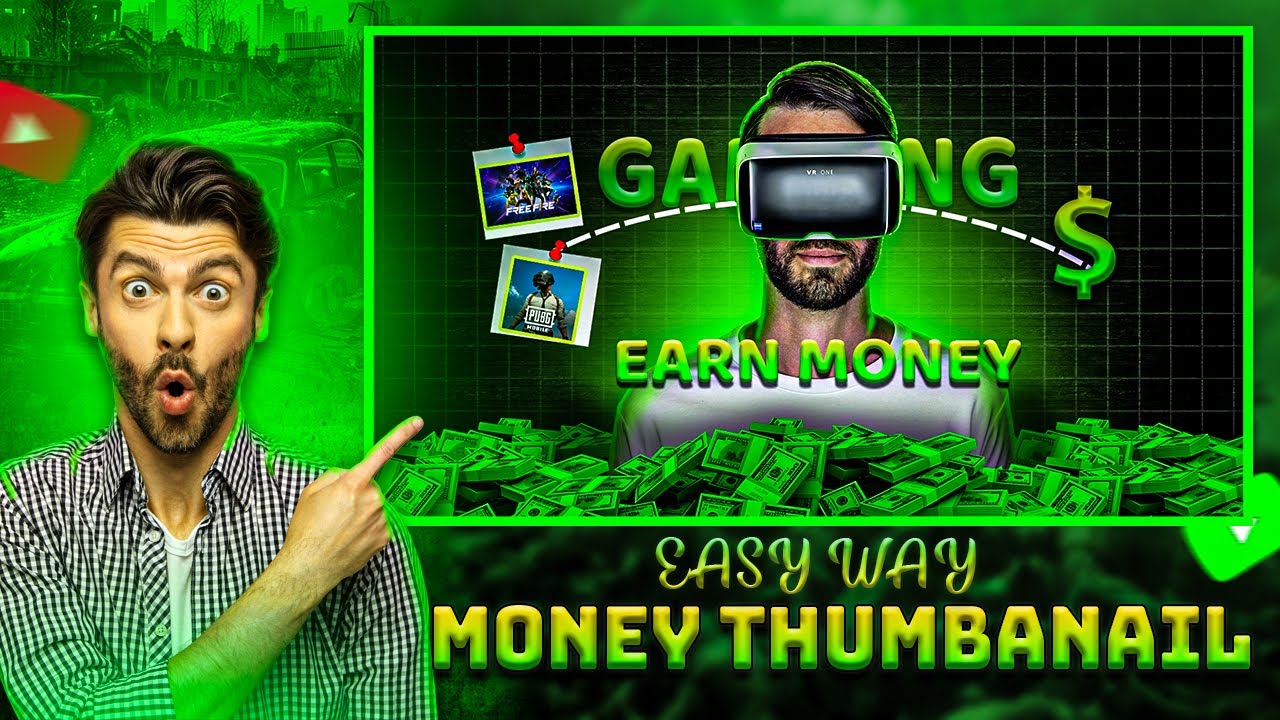 Money Thumbnail | Easy Way to make | Bilal Graphix ( টাকা থাম্বনেইল ) - YouTube