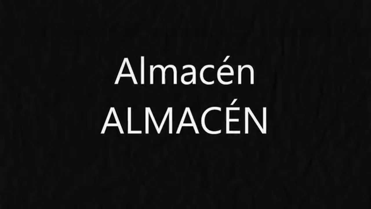 Escribir “almacén” como palabra única en un título, sin error ...