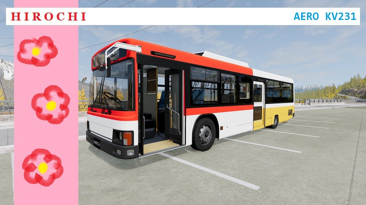 BeamNG.drive (Mod) Freeroam: Automation Test Track - 1995 Hirochi Aero ...