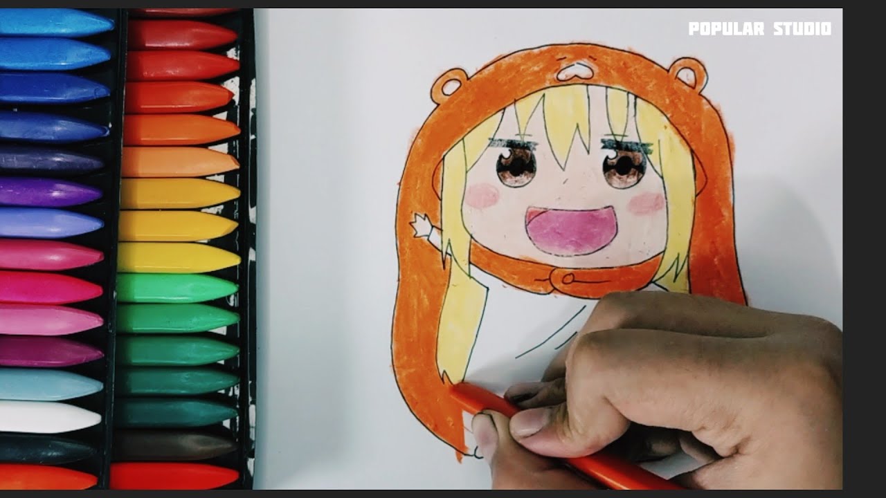 Draw and Color the Adorable Himouto! Umaru-chan - YouTube