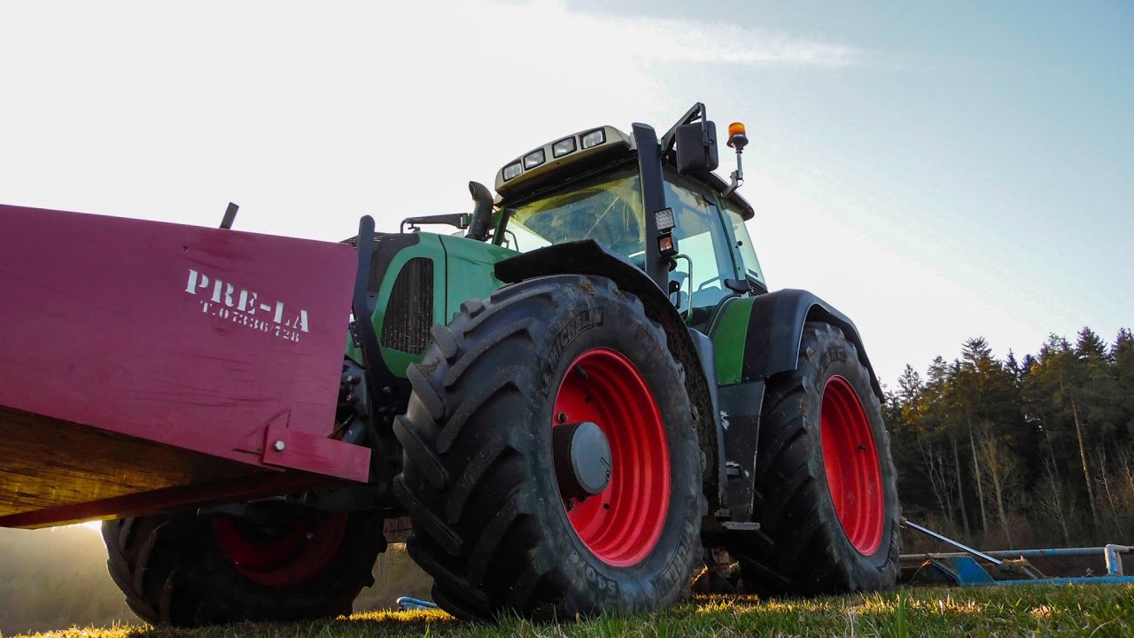 Wiesenegggen 2017 / Fendt 817 Vario mit Fricke Saphir - YouTube