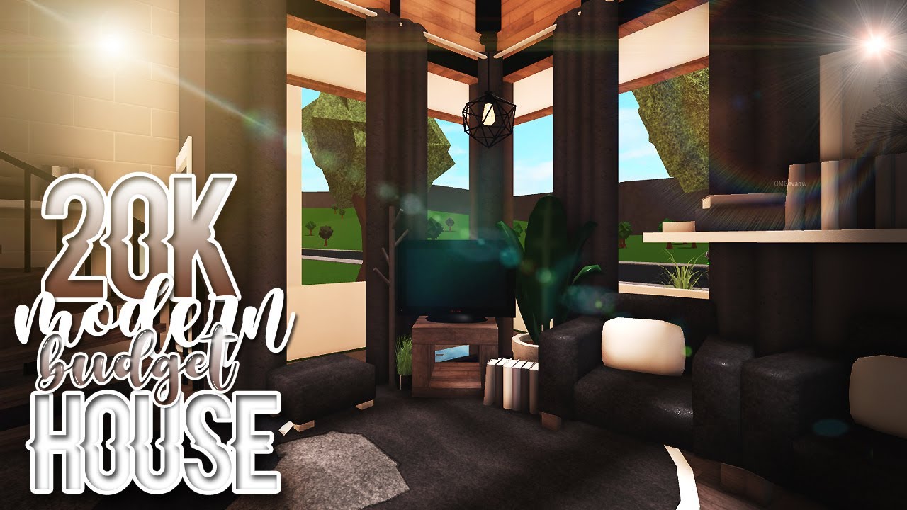 20k Modern Budget House | 20k | Roblox | Bloxburg | Speedbuild - YouTube