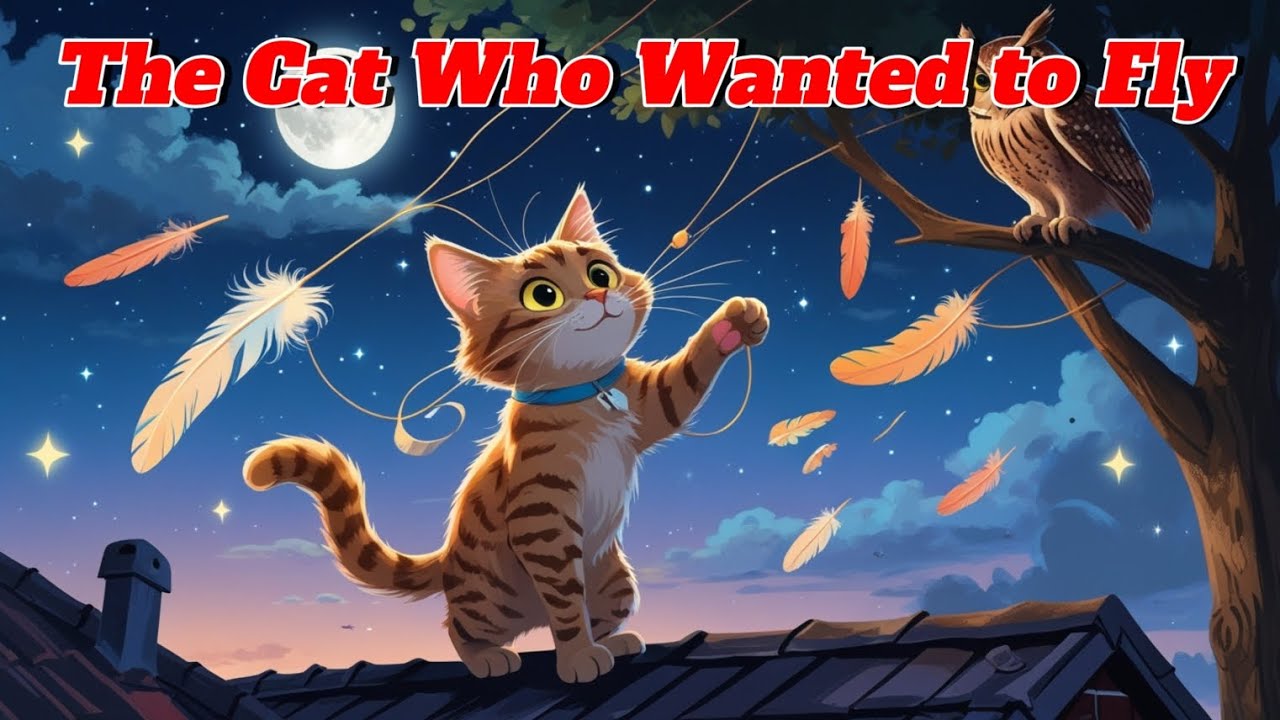 🐱 The Cat Who Wanted to Fly #poemforkids @Thekidspoems-j1k - YouTube