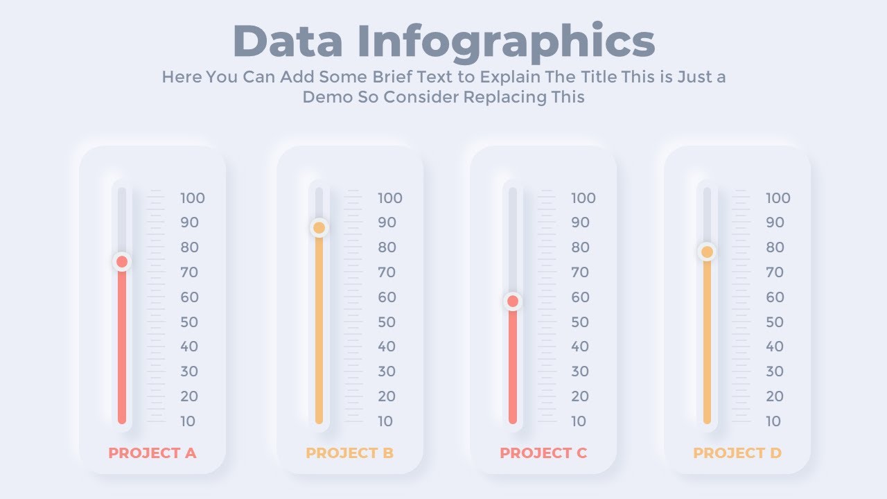 Thermometer Chart Powerpoint Template Free Thermometer Slides For