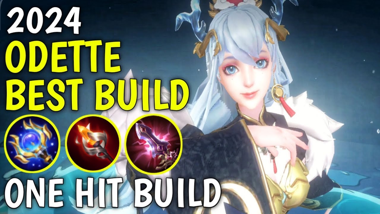 ODETTE BEST BUILD 2024 | TOP 1 GLOBAL ODETTE BUILD AND EMBLEM | ODETTE ...