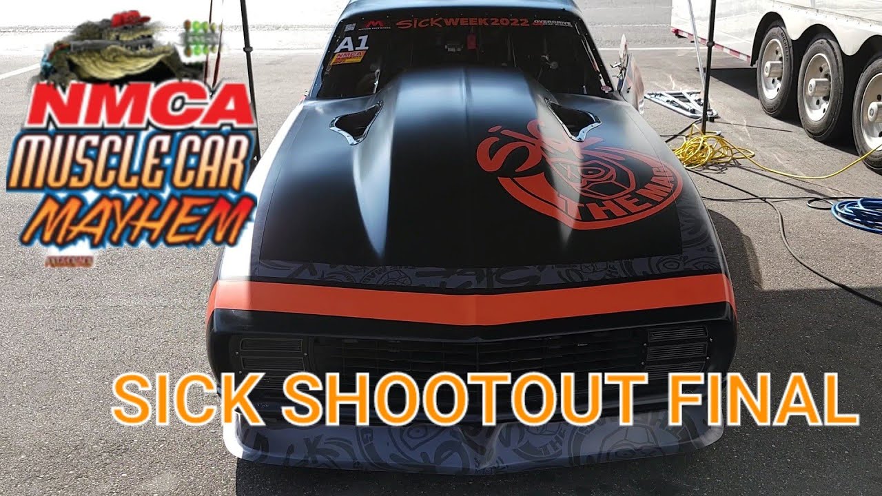 NMCA Muscle Car Mayhem - Sick Shootout Final - Alex Taylor vs Tom ...