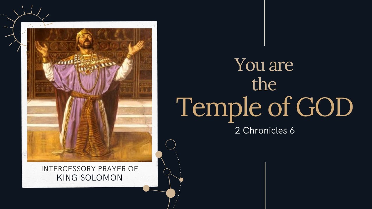 A King on his knees | Solomon's prayer of Intercession | 2 Chronicles 6 ...