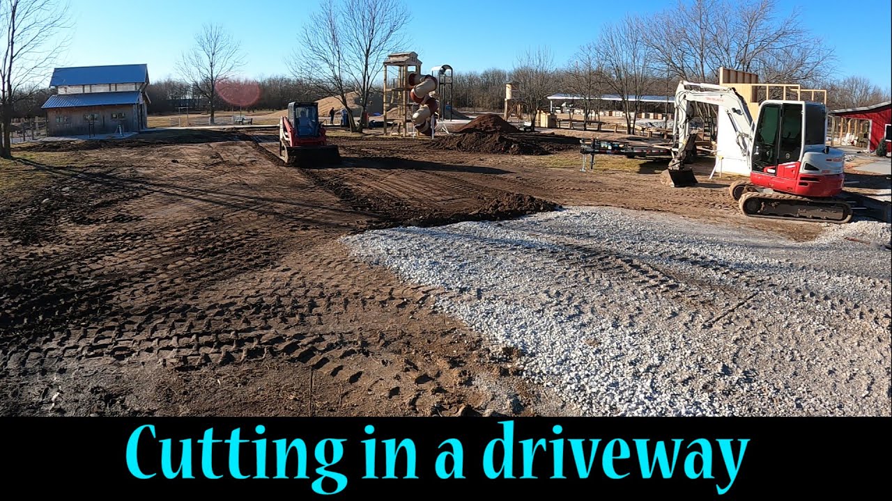 Cutting In A Driveway And More Grading At Diamond Grove Adventures ...