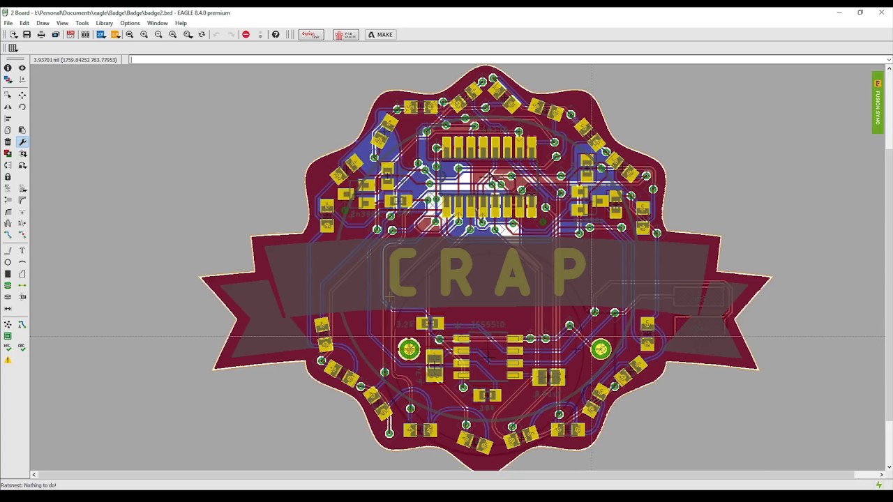 Making a badge part 3: Board design done! - YouTube