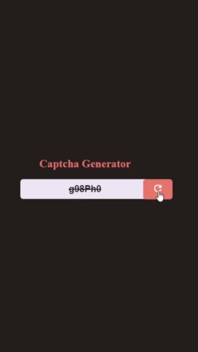 Create Custom Captcha Using Html Css And Javascript Youtube