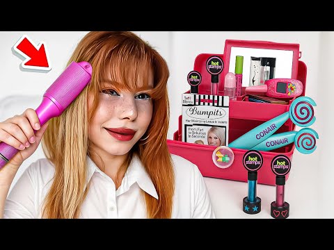 ÇOCUK SAÇ-MAKYAJ ÜRÜNLERİNİ DENEDİM!! | ÇOCUKLUK ANILARIM