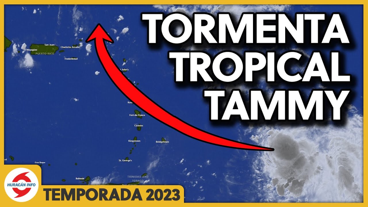 Tormenta tropical Tammy se acerca a las Antillas Menores. Pasaría hacia ...