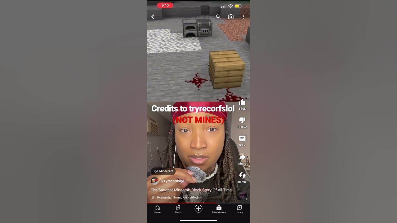 Tyrecordslol Notmy Minecraft Minecraft Shorts Funny Minecraftmemes Youtube