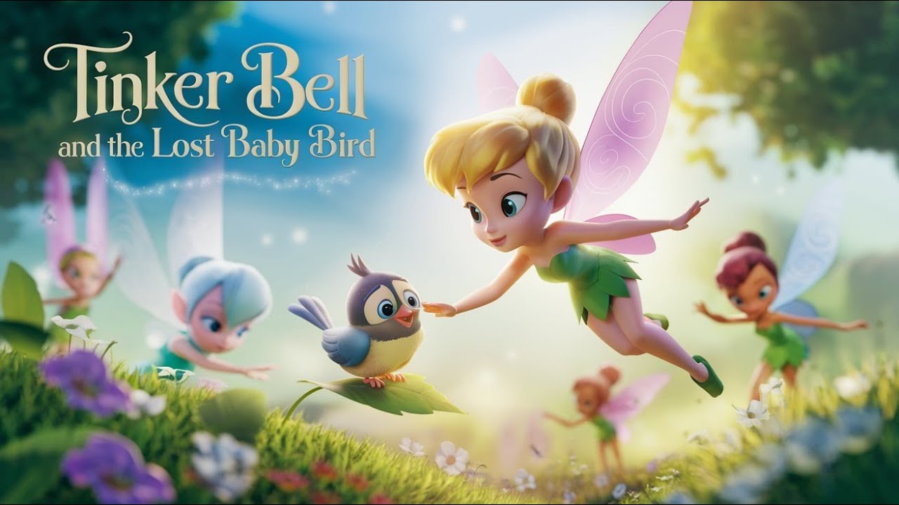 Tinker Bell and the Lost Baby Bird | 🧚‍♀️ 🟩 ️🌸🌈💧🐿🧚‍♀️ | Kid's Story | # ...