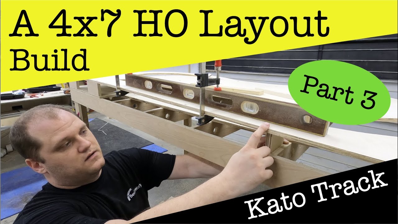 Let's get vertical! - Building a 4x7 Model railroad Part 3. - YouTube