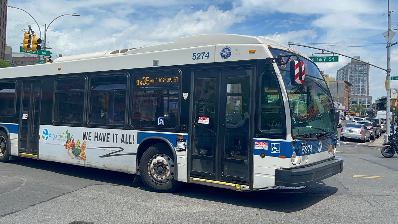 MTA: Onboard Bx6 LCL to River Avenue via 161-163 Sts, 2012 Novabus LFSA ...