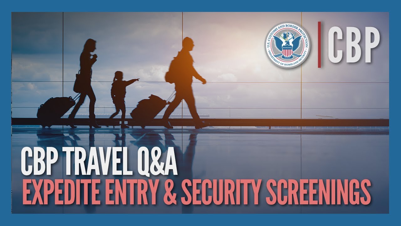 Live Travel Q&A - Streamlining Your Travel Process - Trusted Traveler Programs | CBP - YouTube