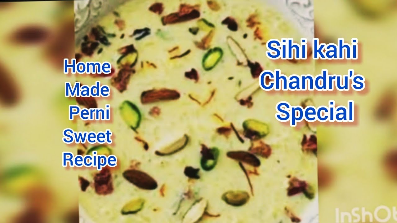 unique sweet #eid sihi kahi Chandru, s recipes perni # very easy and ...