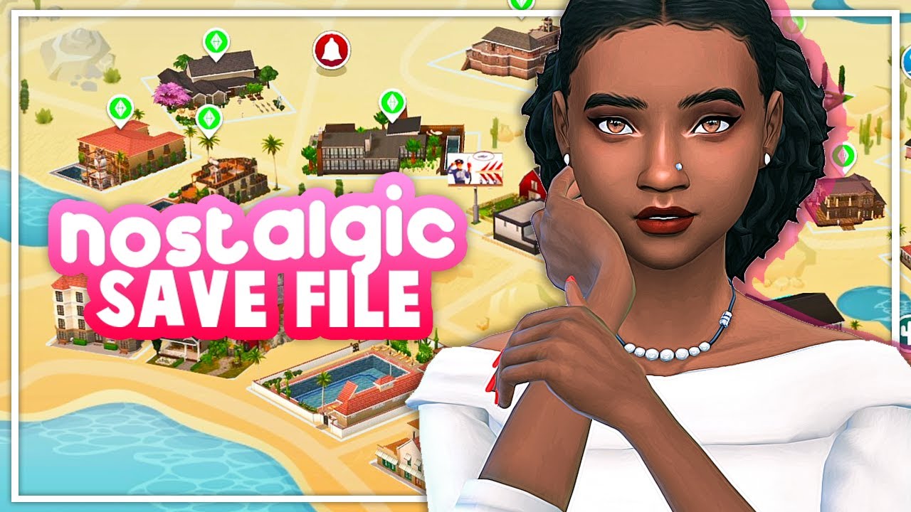 the most NOSTALGIC save file in the sims 4😍 - YouTube
