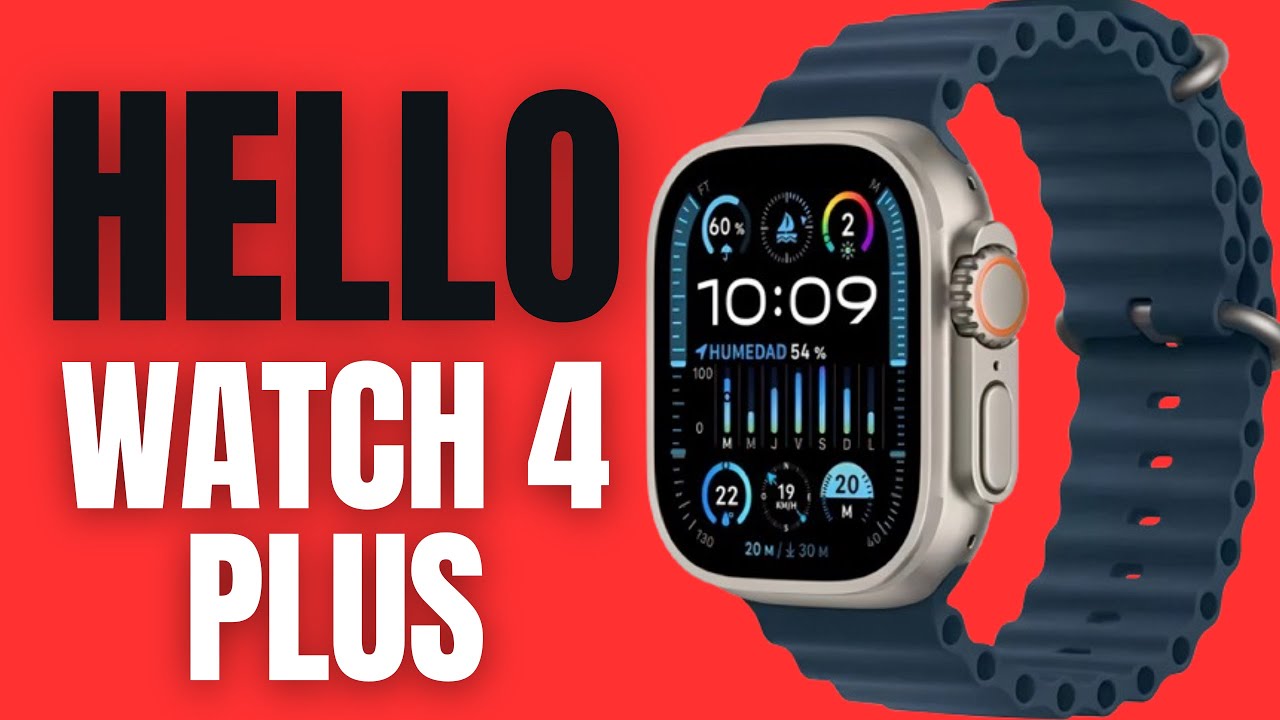 Hello Watch 4 PLUS vs Apple Watch Ultra - VOCÊ VAI SE SURPREENDER ...