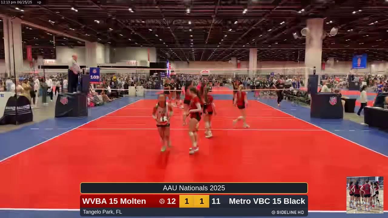 WVBA 15 Molten @ Metro VBC 15 Black (2025.06.25) - YouTube