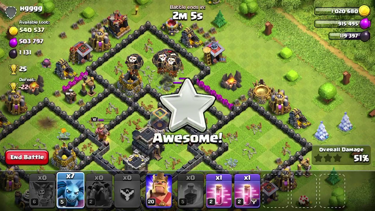 How to get 3 star in every attack with lava loons army let check it by ...