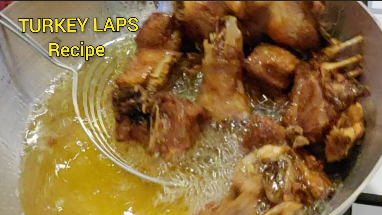 The best way to cook your turkey this Christmas. How to fry turkey laps ...