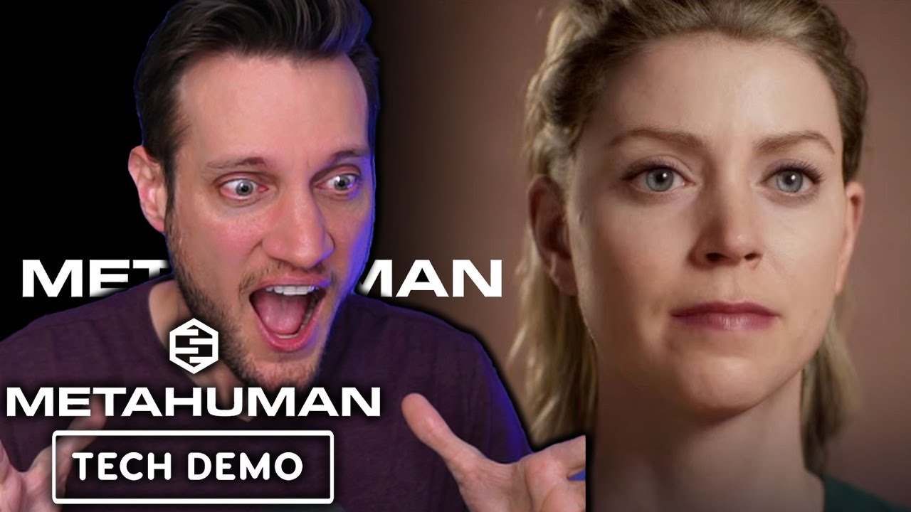 Metahuman Real Time Facial Model Animation Demo Lucky Ghost Reacts Youtube
