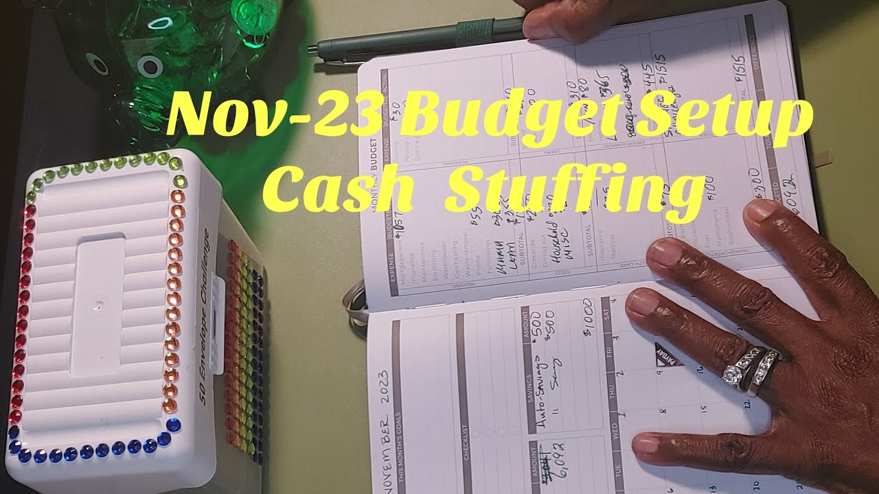 Cash Stuffing/Nov-23 Budget Setup/1st Paycheck Cash Stuffing Sinking ...