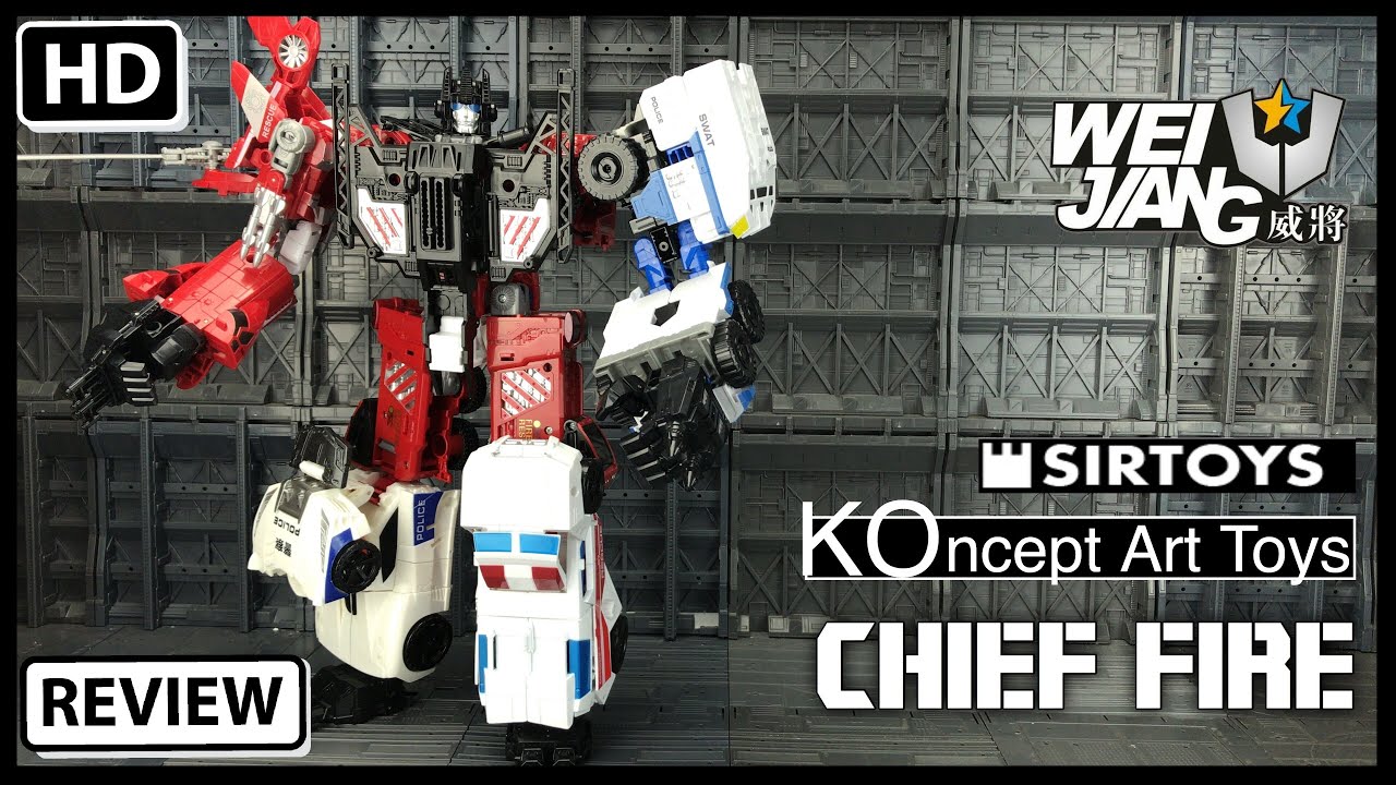 Wei Jiang KOncept Art Toys Chief Fire Transformers Combiner Wars Fire ...