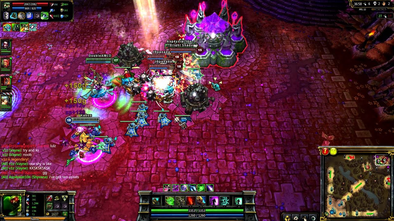 League of Legends OMG NASUS Q - YouTube