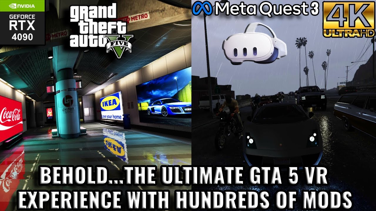 Grand Theft Auto 5 in Virtual Reality 2024 Steroid Edition | This ...