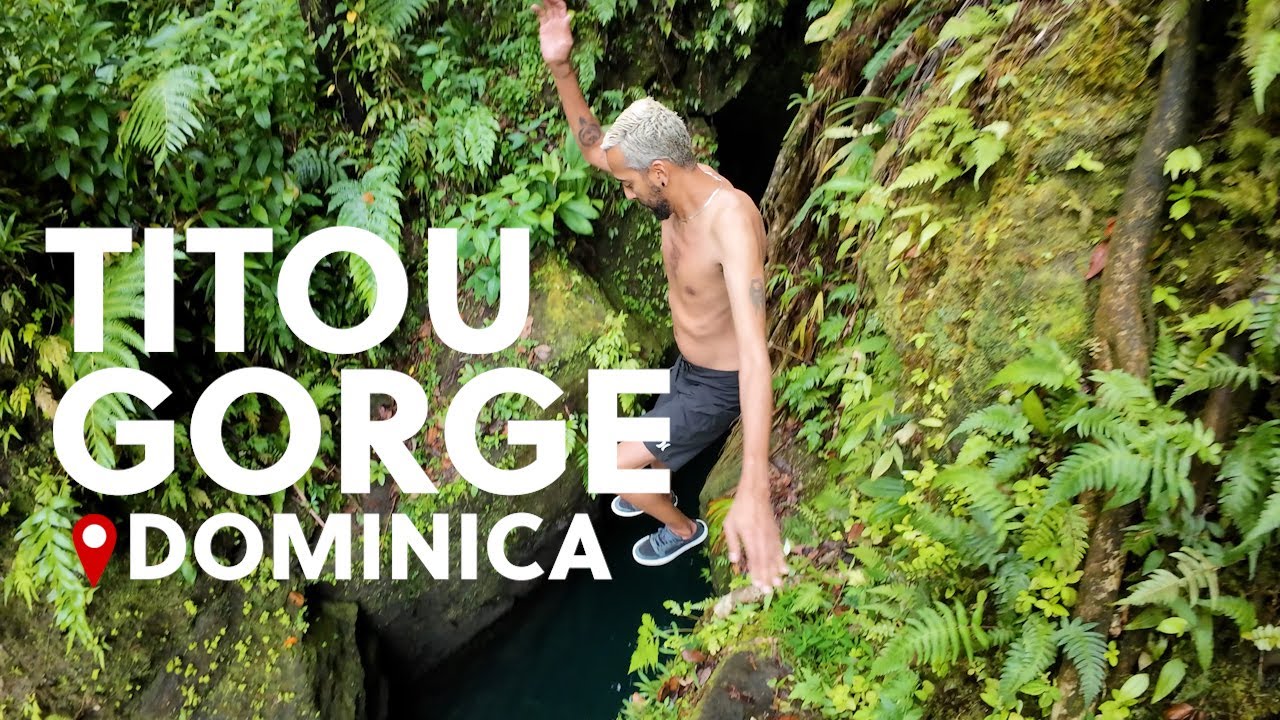 Come Explore Titou Gorge in Dominica! The Nature Island. [4K] - YouTube