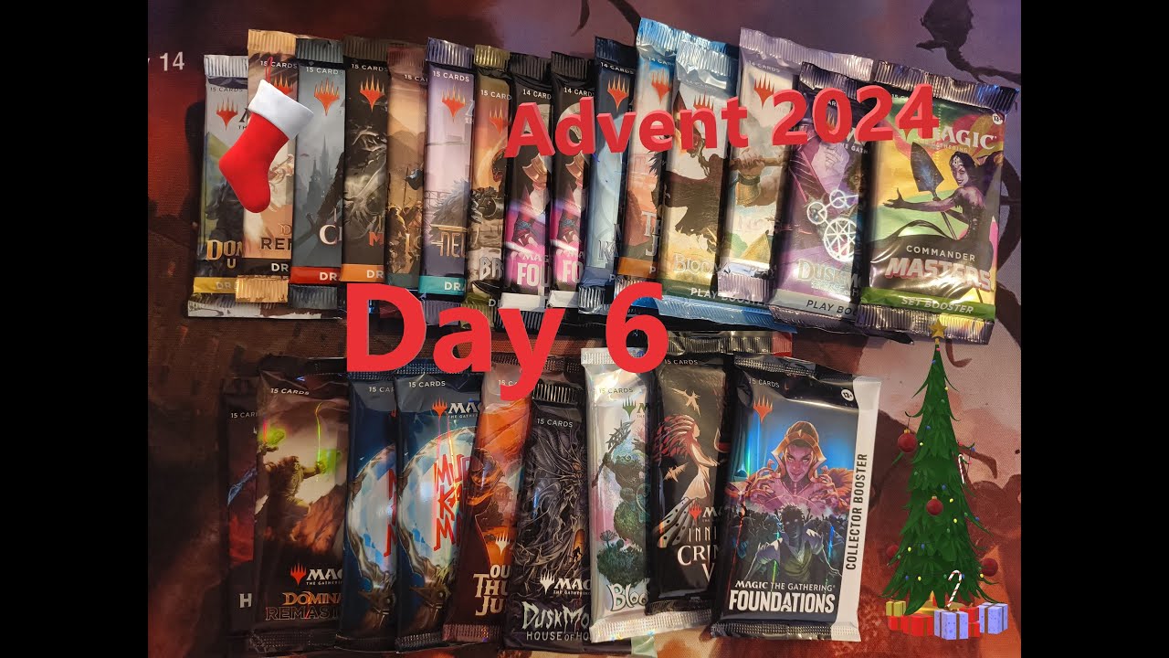 Sixth day of Magic Advent calendar 2024! MTG Foundations Play booster ...