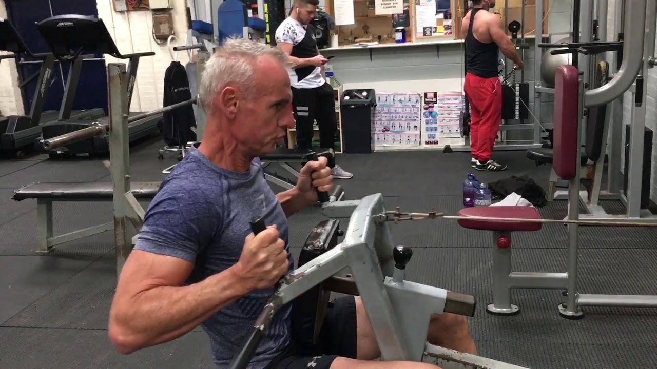 Two Seated Row Machines - YouTube