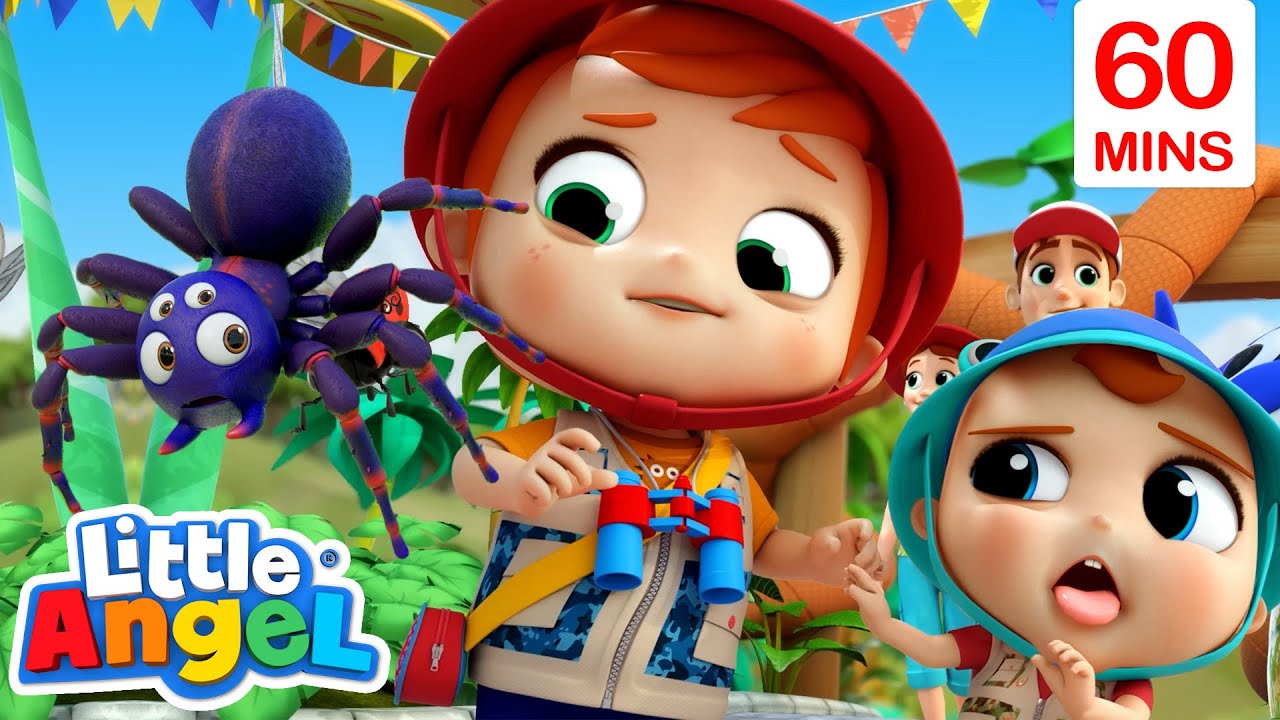 Icky Yucky Bugs Song and More Animals | Little Angel | Funny Nursery ...