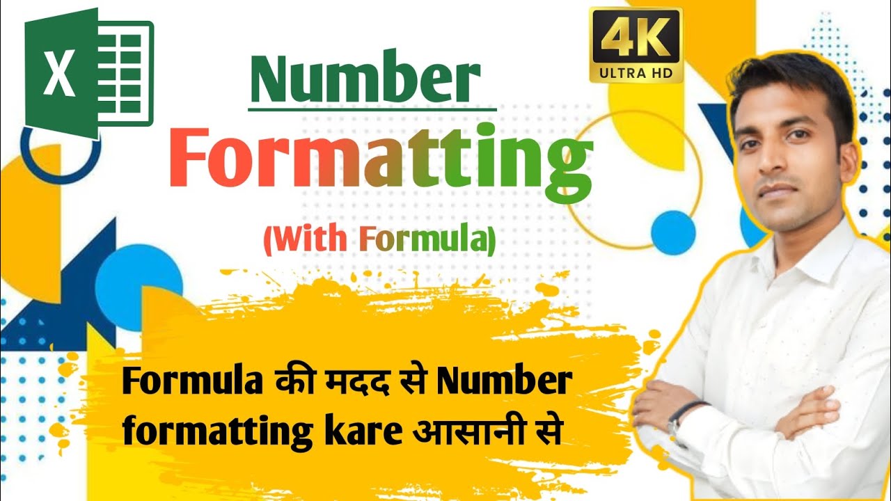 Number formatting with formula in excel || Raj Computers | Raj sir ...
