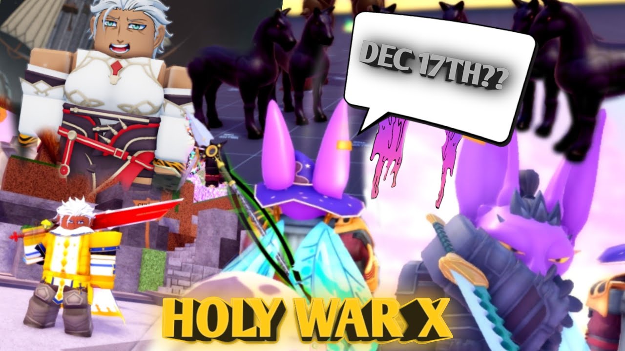 HOLY WAR X IS RELEASING SOON THIS MONTH? - YouTube