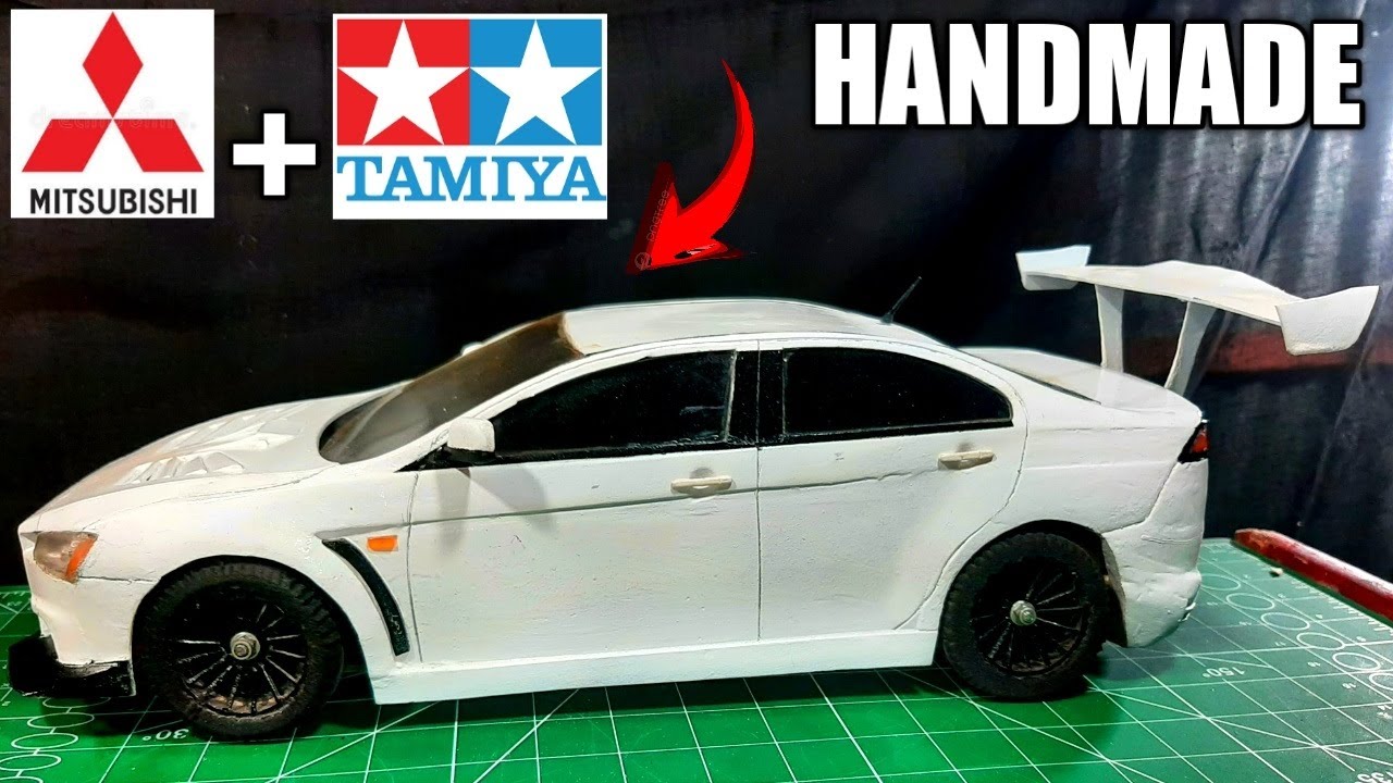How I made Mitsubishi Lancer Evolution X Inspired Rc Car - YouTube