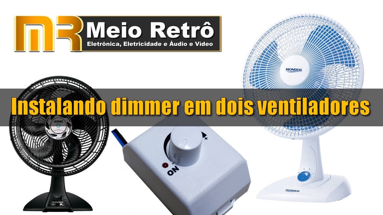Instalando dimmer em dois ventiladores - YouTube