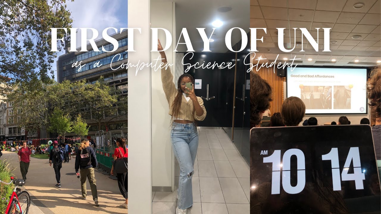 VLOG : FIRST DAY OF UNI as a Computer Science Student 👩🏾‍💻 ...