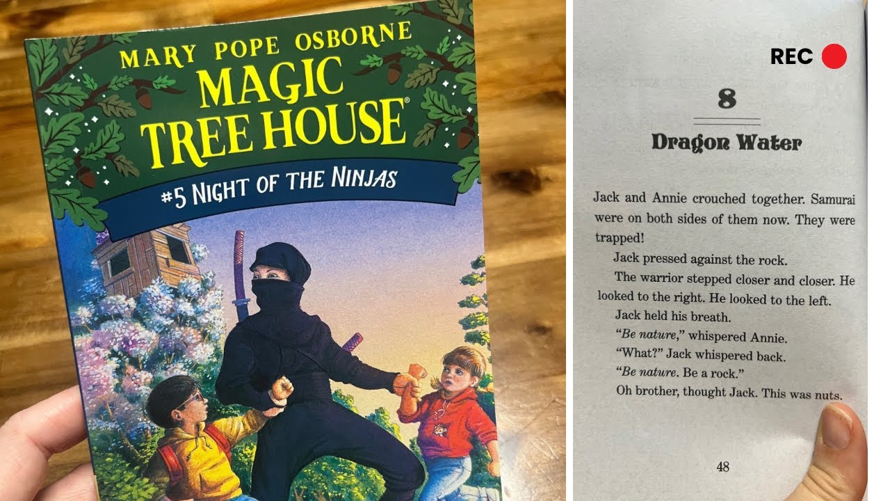 “Chapter 8 Dragon Water” of Magic Tree House #5 Night of the Ninjas by ...