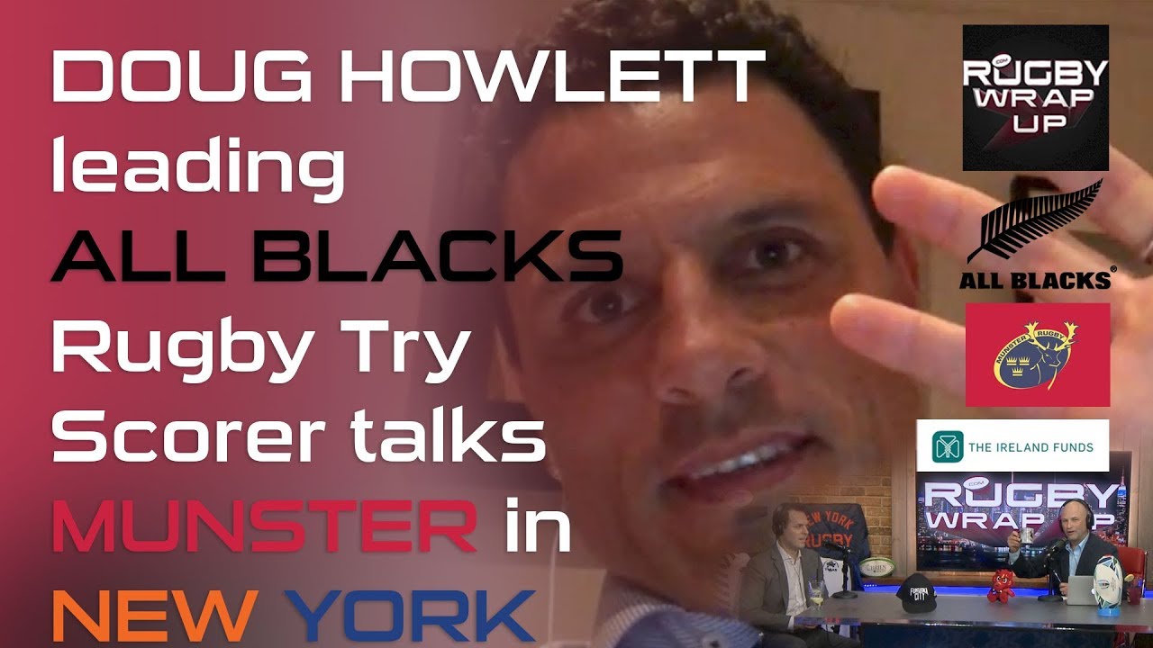 DOUG HOWLETT ALL BLACKS leading Try Scorer on MUNSTER in NEW YORK ...