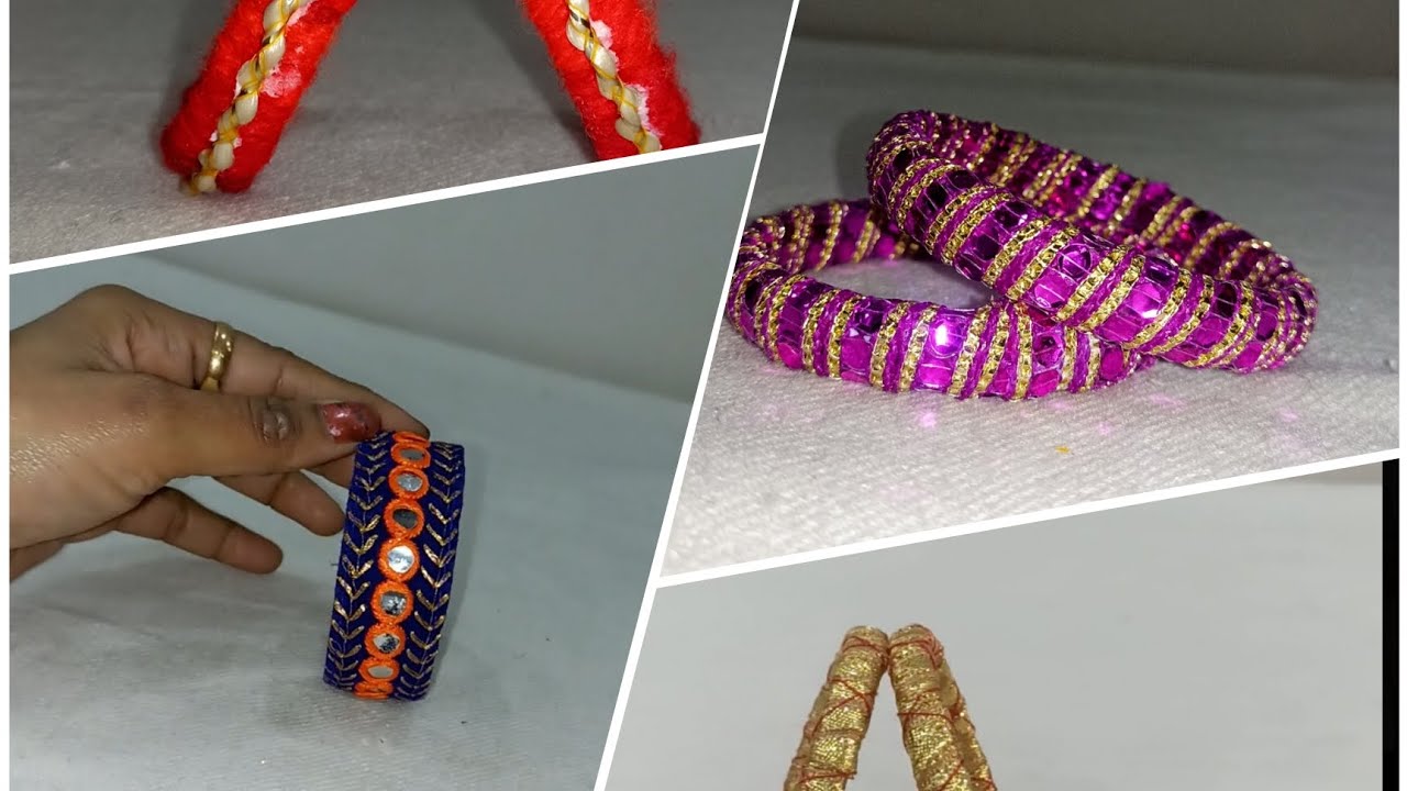 Bangles decoration | Transform simple bangles into fancy one | Decor ...