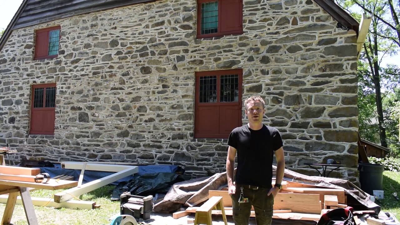 David Follett describes his work on Jean Hasbrouck House - YouTube